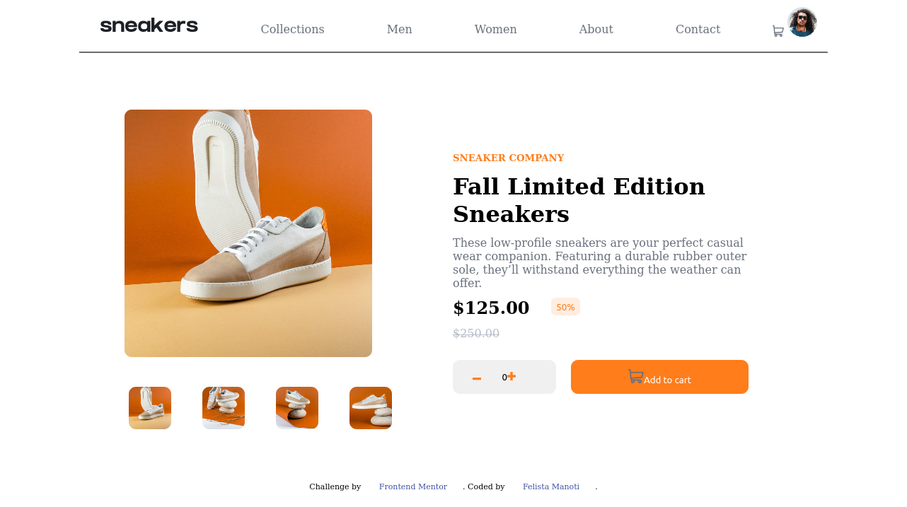 Frontend Mentor E Commerce Product Page Solution Ecommerce App With